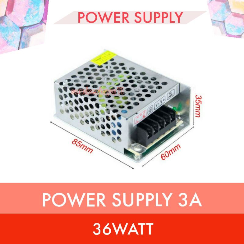 Transformer / Power Supply 12Volt 3A led strip | Shopee Malaysia