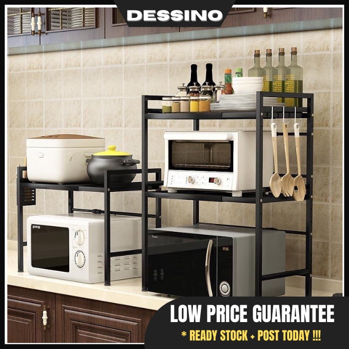DESSINO Oven Storage rack Multilayer oven shelves Rak Oven Bertingkat ...