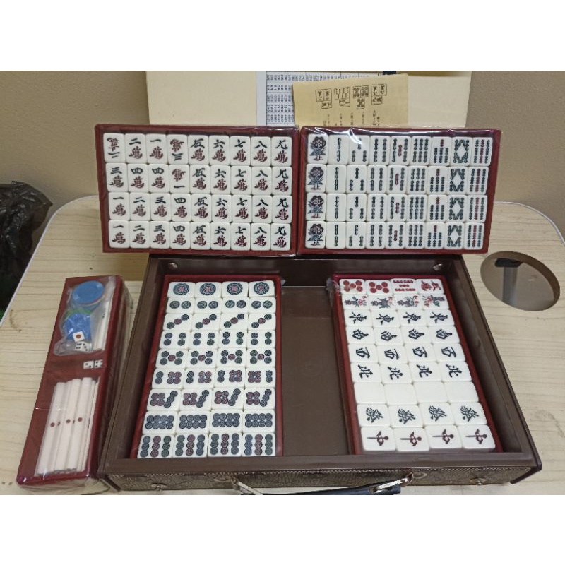 Mahjong,Japanese_set,4_player,,made in japan[high quality] | Shopee ...