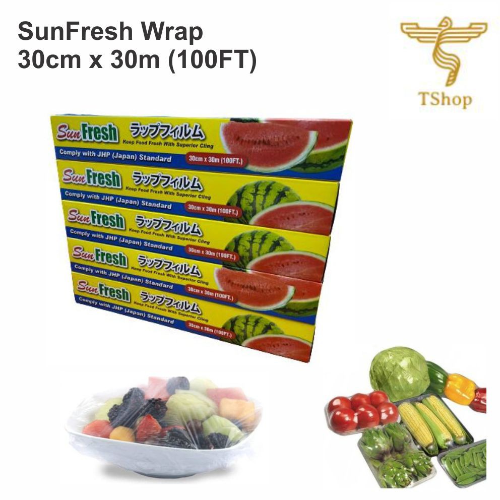 (Ready Stock) Sun Fresh Wrap / Wrapping Food 30cm x 30m (100FT ...