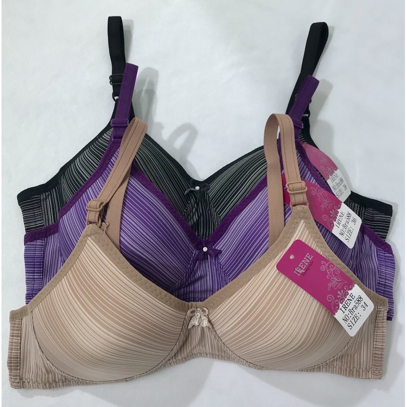 34-38 Cup A/B Women Bra Full Cup Coverage Non Wired Ladies Bra Female ...