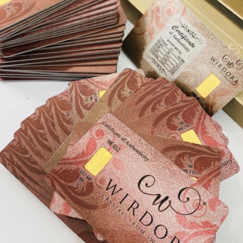 WIRDORA Achievers Gold Bar 1g 999 Gift Collection (Readystock) | Shopee ...