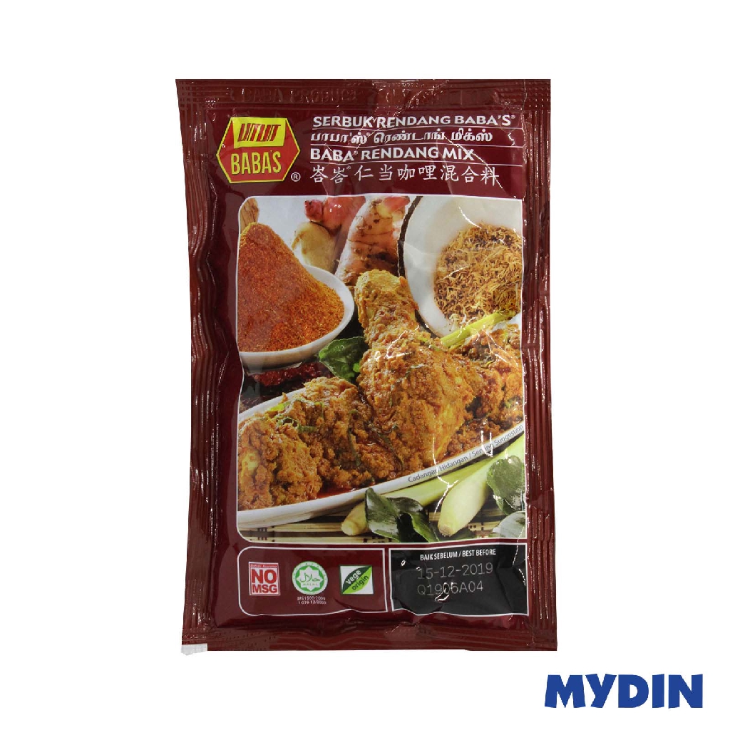 Baba's Rendang Mix (125g) | Shopee Malaysia