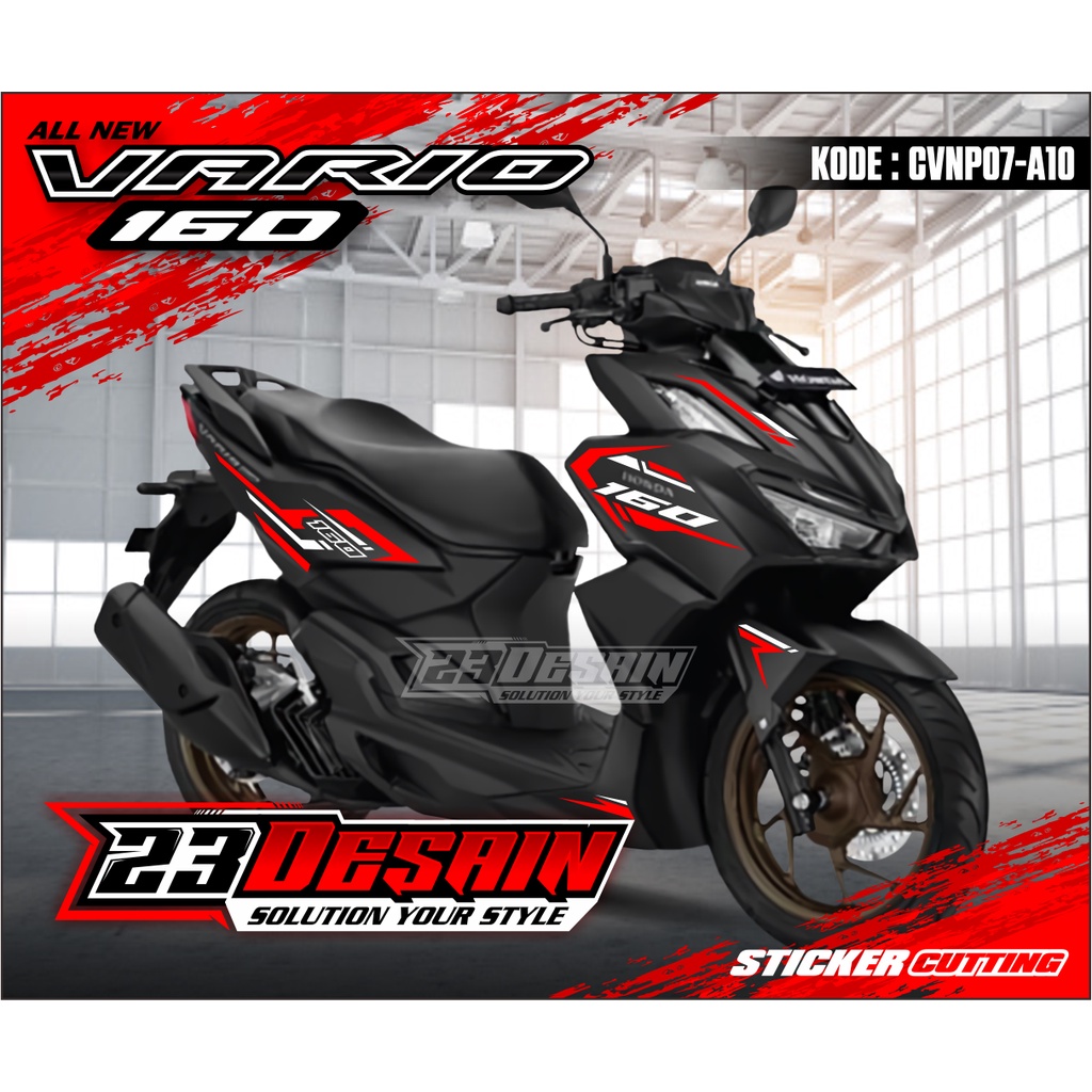 Cutting Sticker Vario 160 All New - Motorcycle Accessories Honda Vario ...