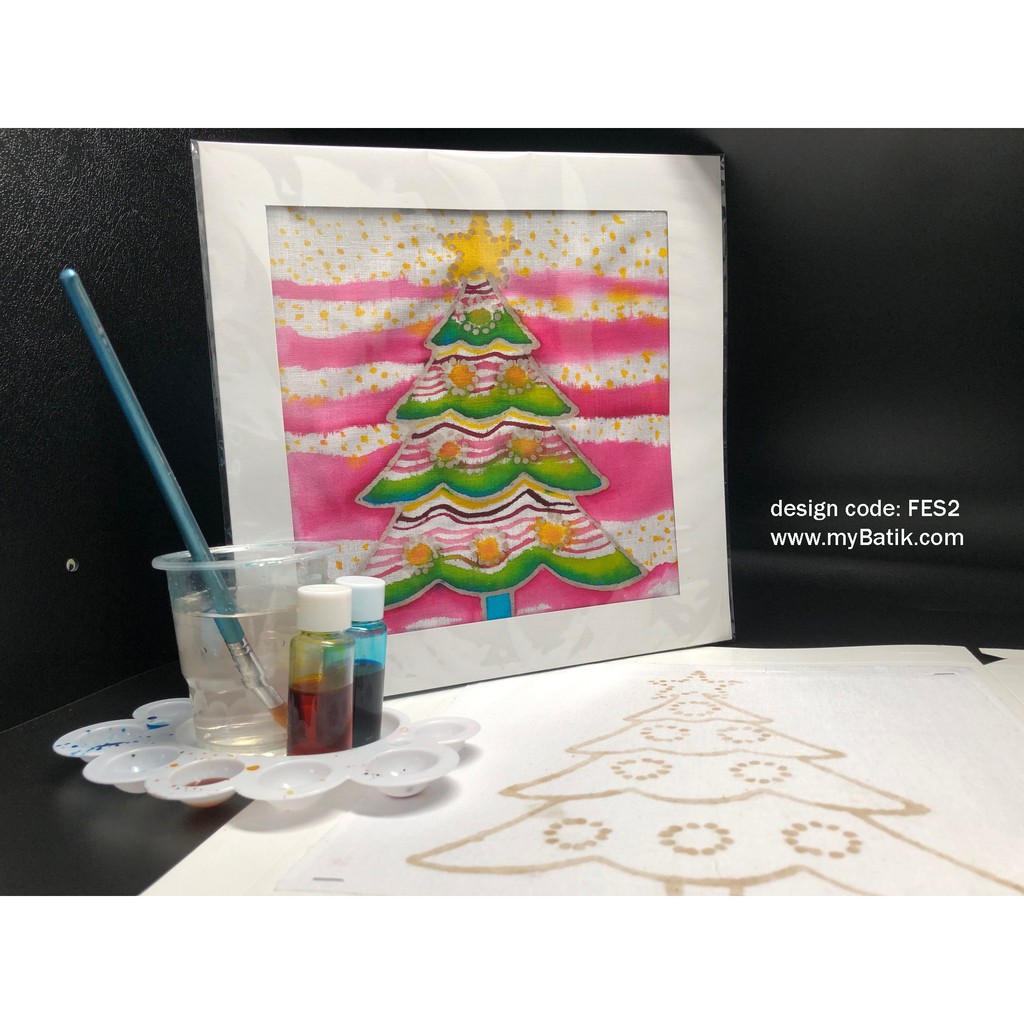 Christmas design for DIY Batik Painting ~ Authentic Malaysian Batik ...