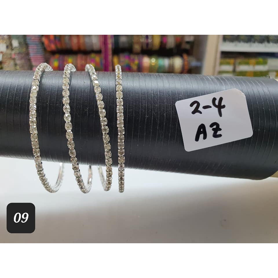 BANGLES BOMBAY DESIGN STONES + FREE GIFT 009 @@ | Shopee Malaysia