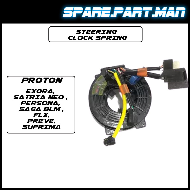 PW950816 CLOCK SPRING AIR BAG 13WAY WIRE FOR PROTON EXORA, SATRIA NEO ...