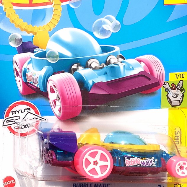 UNGU Hotwheels BUBBLE MATIC 2022 Purple ORANGE - TRACK STARS ACES JAGO ...