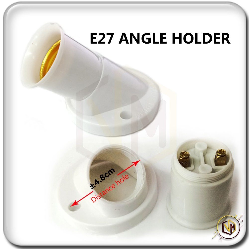 High Quality Lamp Base Bulb Holder Wedge Holder Batten Lampu PLC to E27 ...