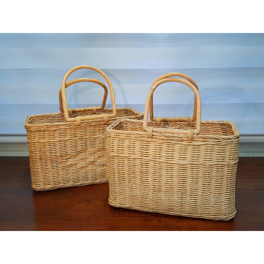 Rattan Basket Sarawak- 2 in 1 set | Shopee Malaysia