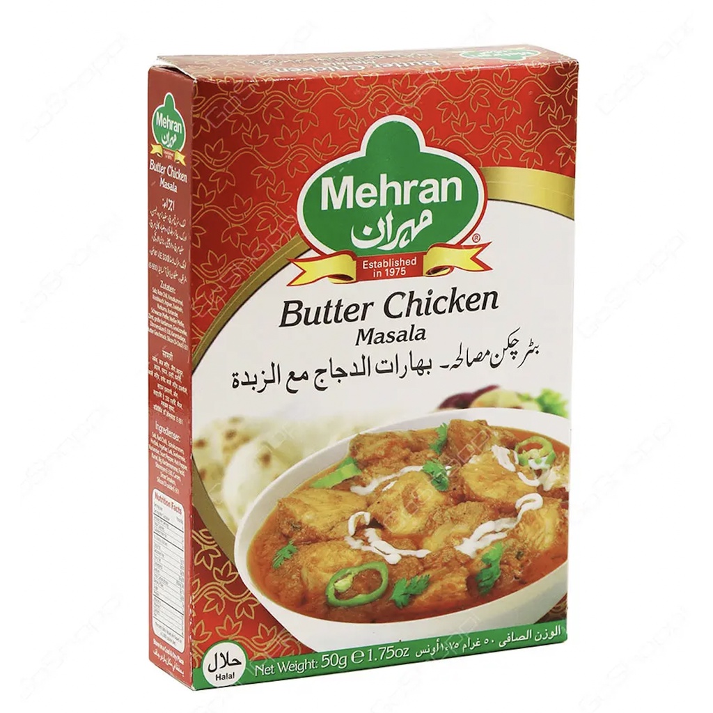 Mehran Butter Chicken Masala Mix 50g | Shopee Malaysia