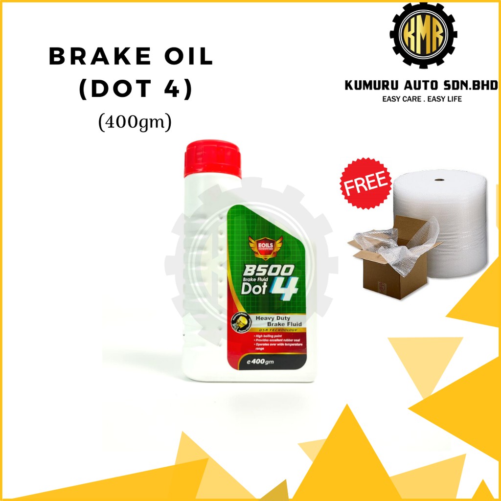(1@BTL) EOILS B500 Brake Oil DOT4 400ml | Shopee Malaysia