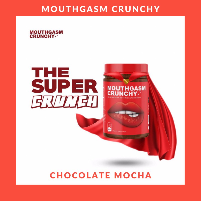 MOUTHGASM CRUNCHY CHOCOLATE MOCHA CHOCOJAR - 270 GRAM (READY STOCK ...