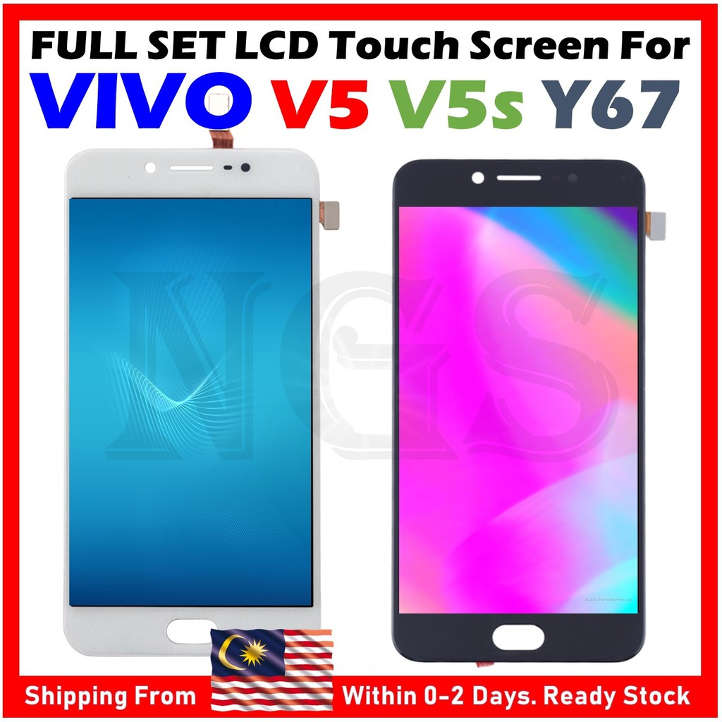 ORl NGS Brand Full Set LCD Touch Screen Compatible With Vivo V5 1601 Vivo V5s 1713 Vivo Y67 with ...