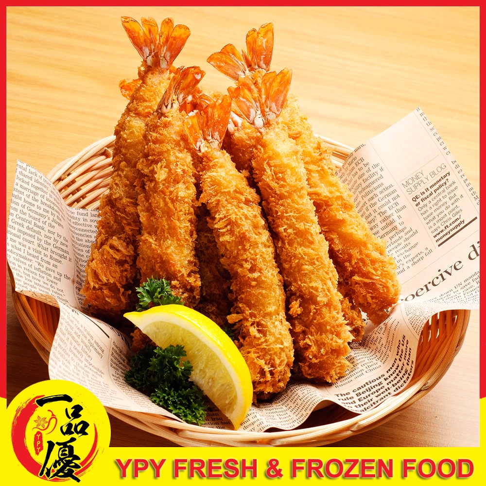 Ready Stock CB Raw Breaded Torpedo Shrimp 10PCS (200G) 拉长面包虾 炸虾 Prawn ...