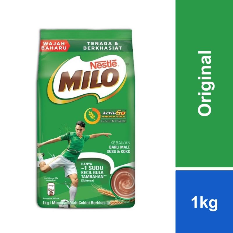 NESTLE MILO POWDER ACTIVE GO 1KG | Shopee Malaysia