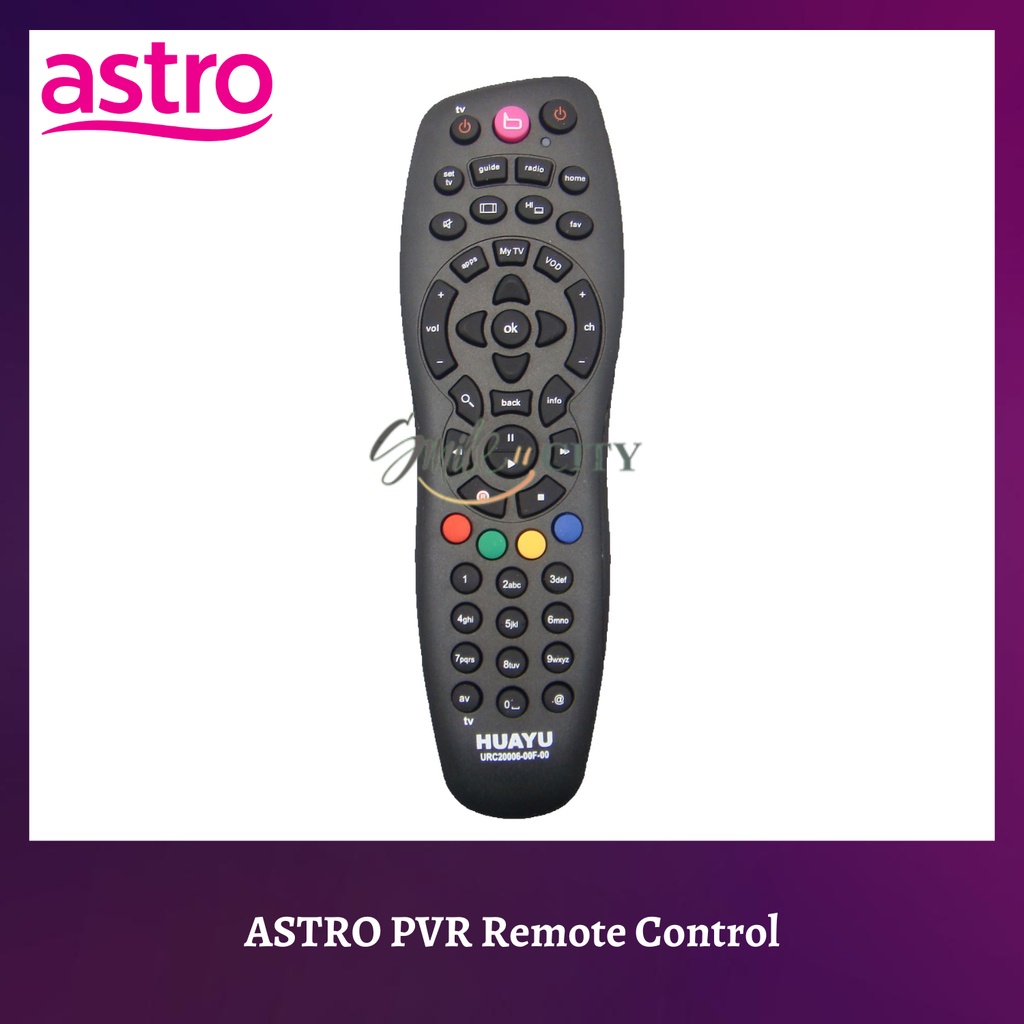 [𝗥𝗲𝗮𝗱𝘆 𝗦𝘁𝗼𝗰𝗸] ASTRO PVR Remote Control for astro go beyond / HYPP ...