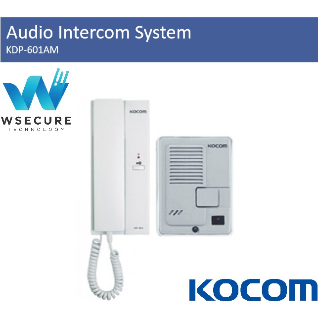 KOCOM 1 to 1 Audio Intercom System (KDP-601AM) | Shopee Malaysia