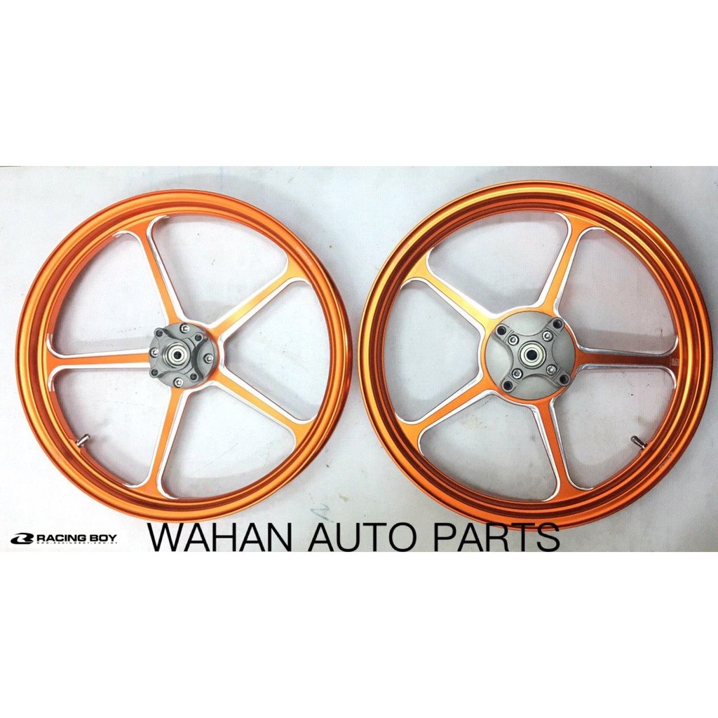 RACING BOY FG505 FORGED RIM LC5S ORANGE & PURPLE | Shopee Malaysia
