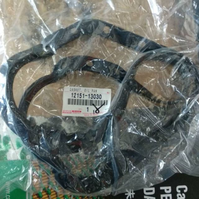 Toyota Unser engine oil pan gasket 💯 original 12151-13030 | Shopee Malaysia