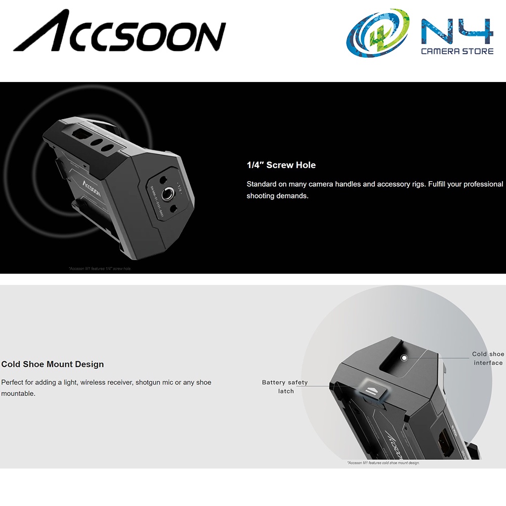 Accsoon M1 1080p Video Transmitter HDMI to UVC On-Camera Device for ...