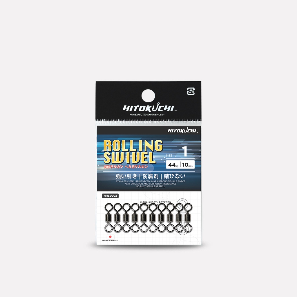 Hitokuchi Rolling Swivel | Ultra-Smooth Rotation Minimum Twist ...