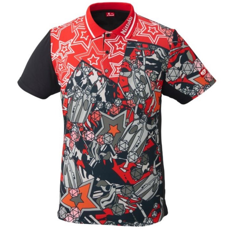 Nittaku Shirt Mirabo Red (2184) | Shopee Malaysia