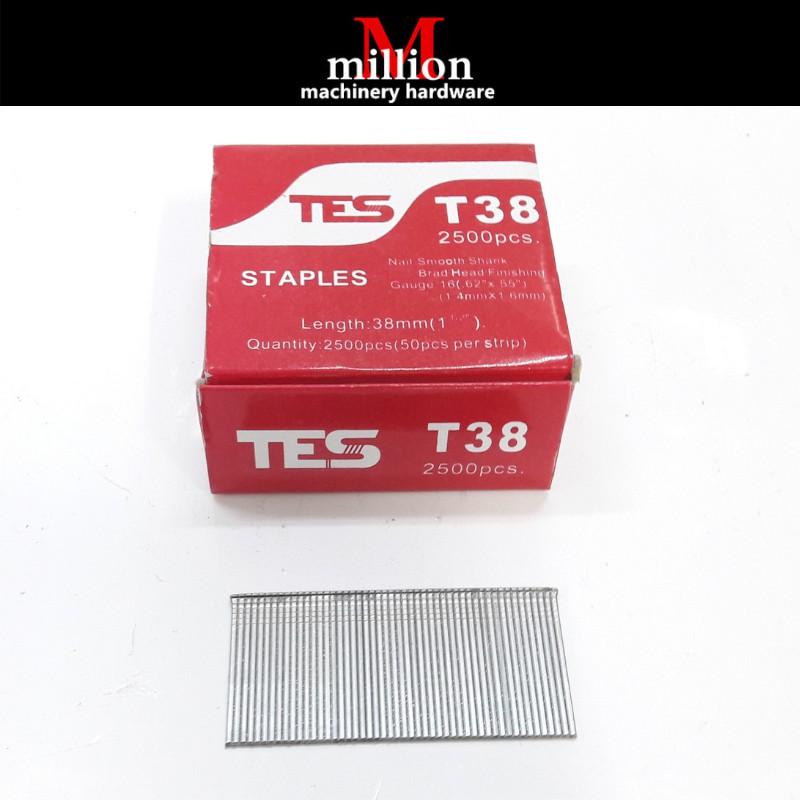 millionhardware - (2500pcs) T50 50mm T38 38mm Air Brad Nail Refill Nail ...
