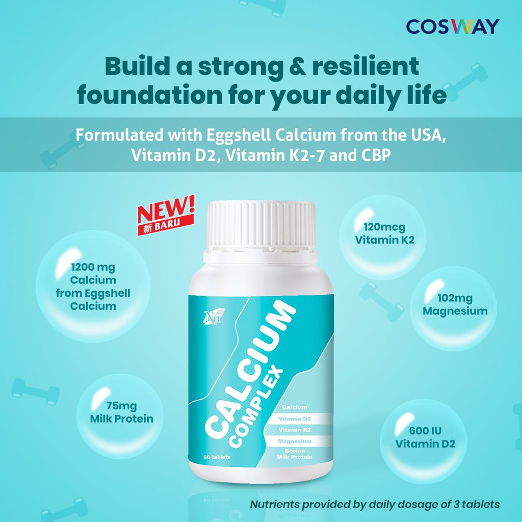 Cosway Nn Calcium Complex (60 Tablets) | Shopee Malaysia