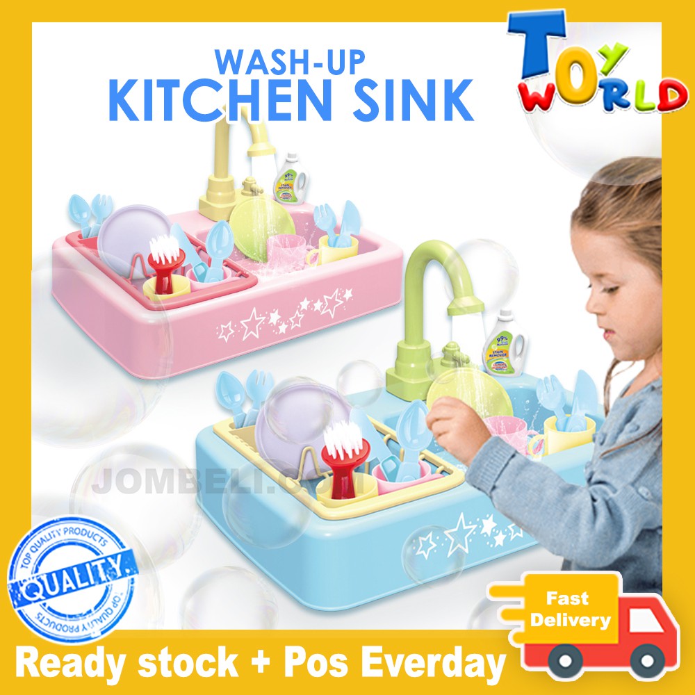 **Toys_world KIDS AMAZING WASH-UP KITCHEN SINK Wash up Dishwasher toy ...