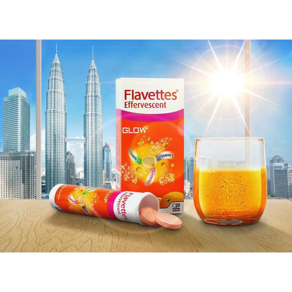 FLAVETTE VITAMIN C GLOW 30 (original & ready stock)+free gift | Shopee ...