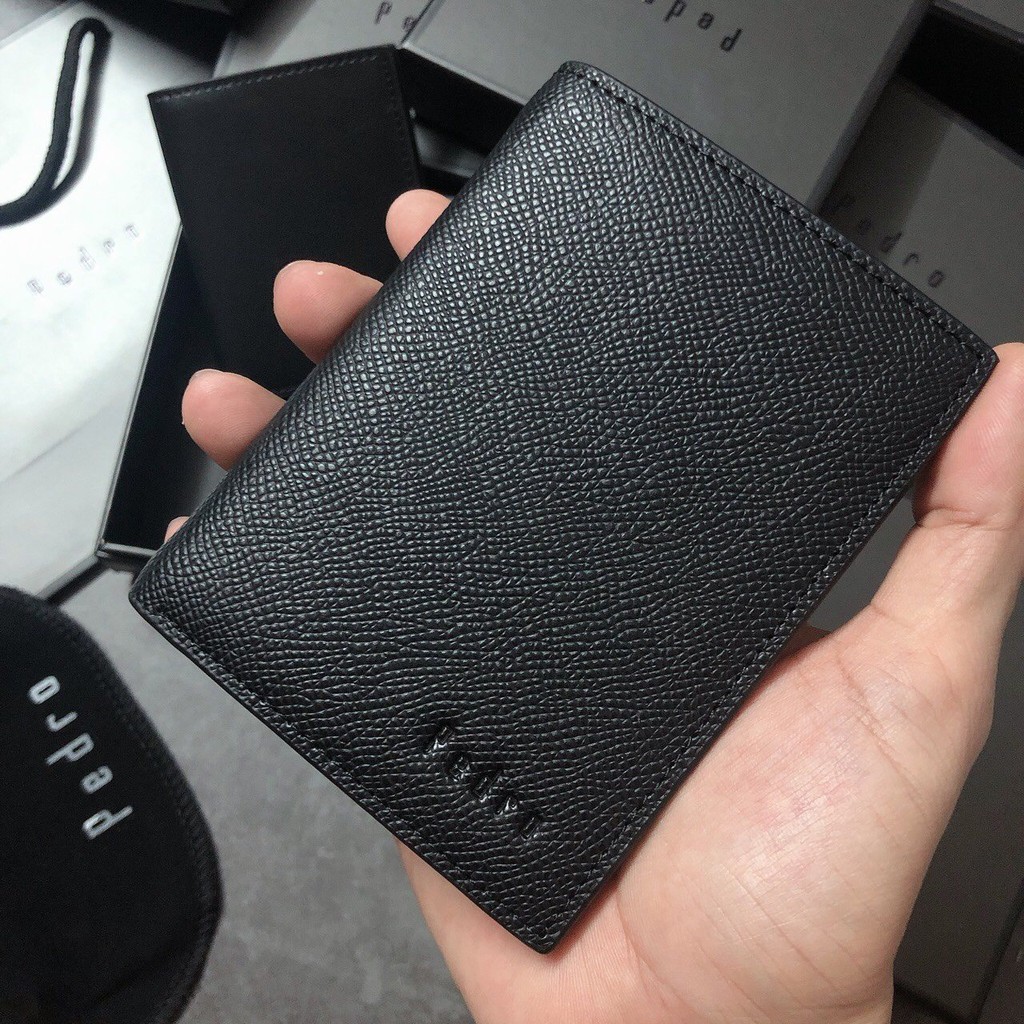 Pedro men's standing wallet with beautiful leather inside, many ...