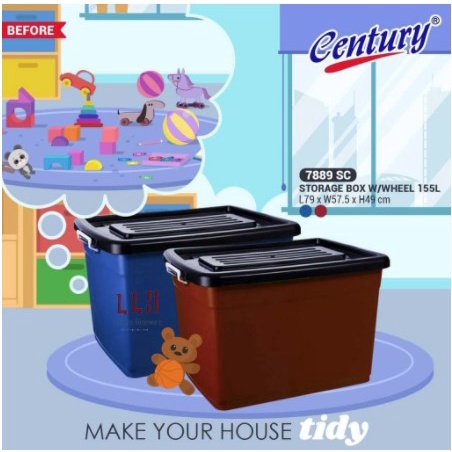 [Ready Stock] Century Storage Box 12L / 33L / 35L / 50L / 65L / 80L ...