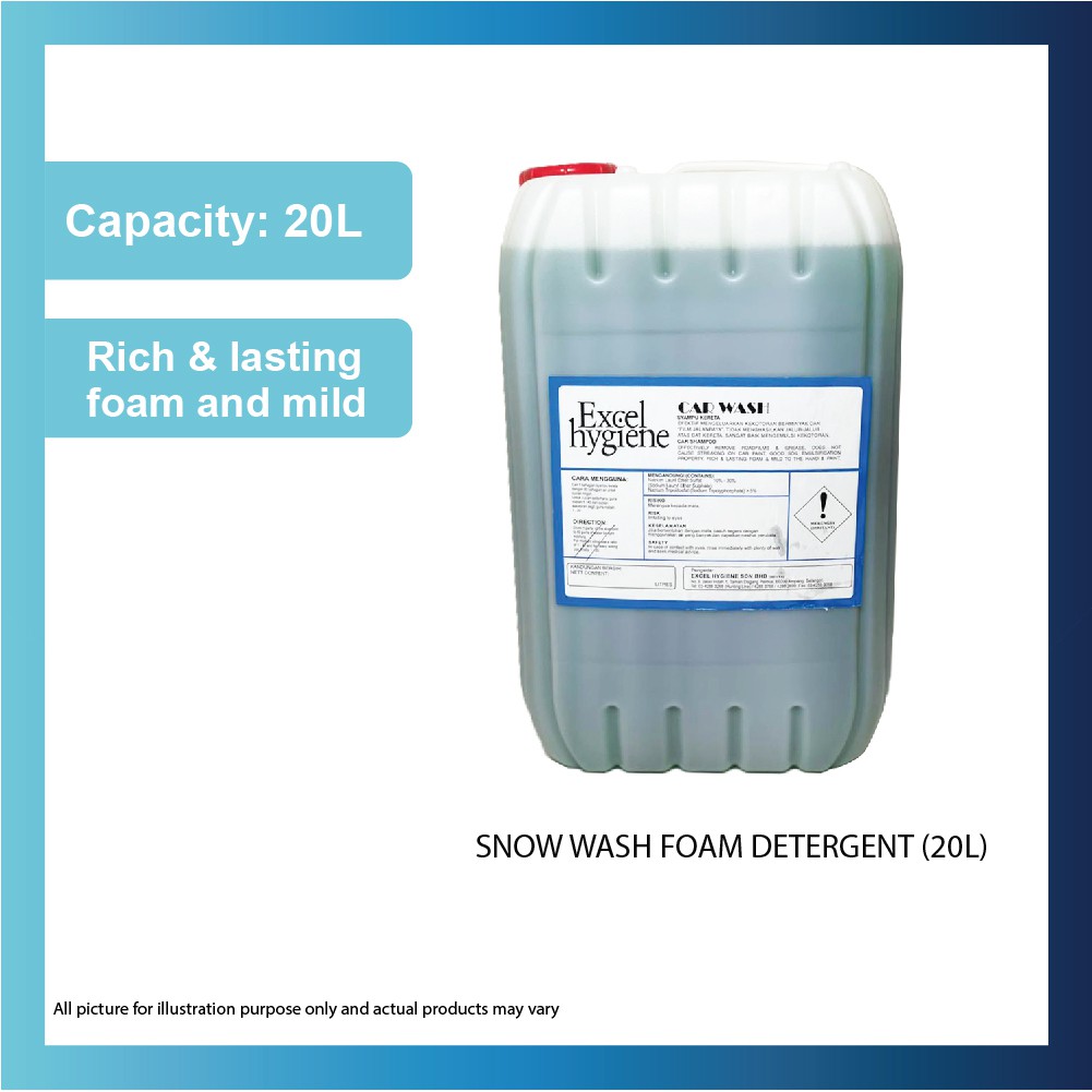 SNOW WASH FOAM DETERGENT (20L) | Shopee Malaysia