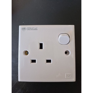 UMS Switch Socket 3113 13A 1 Gang SP Switched | Shopee Malaysia