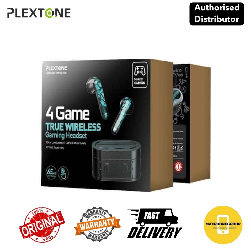 [READY STOCK] PLEXTONE 4 GAME Bluetooth Earphone Headphone Gaming 65ms ...