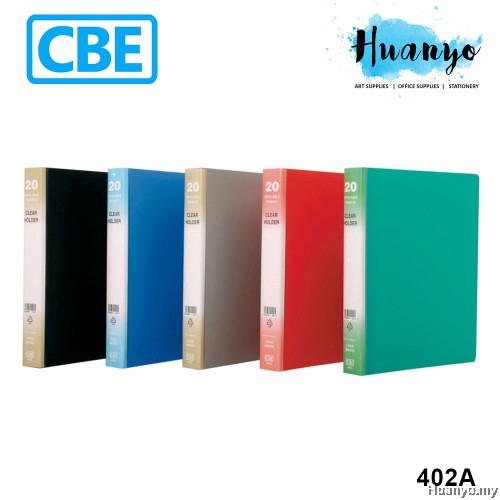 CBE 4 Holes A4 Clear Holder Book A4 402A (Refillable) | Shopee Malaysia
