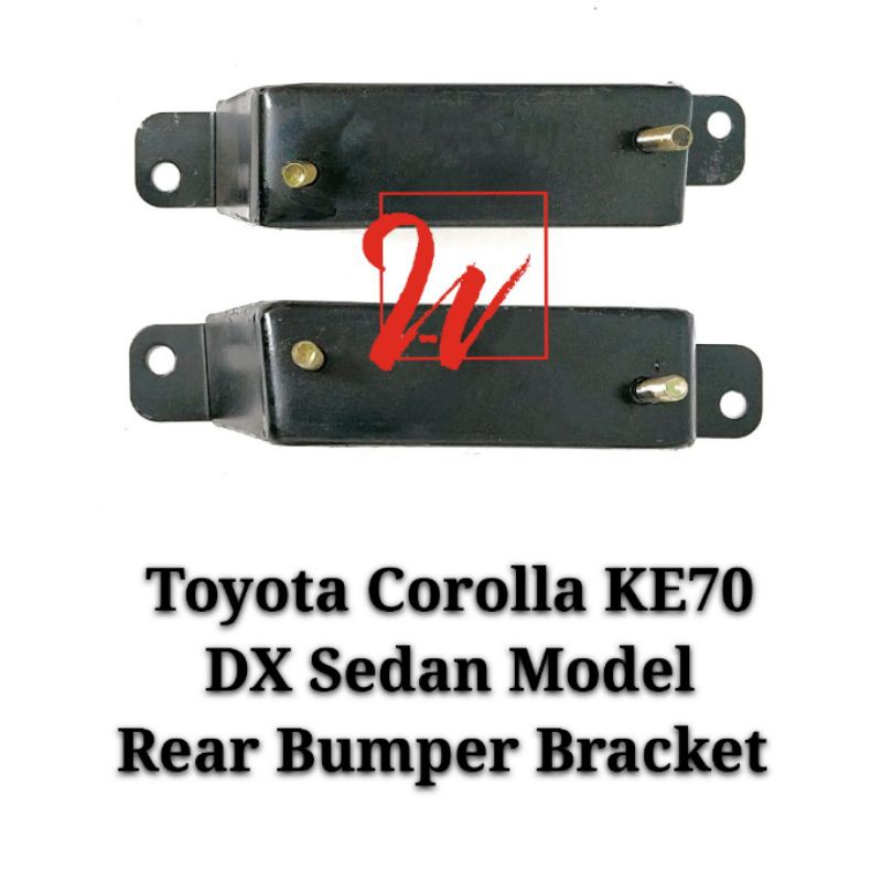 Toyota Corolla KE70 KE72 KE75 DX Sedan Front Rear Bumper Bracket New ...