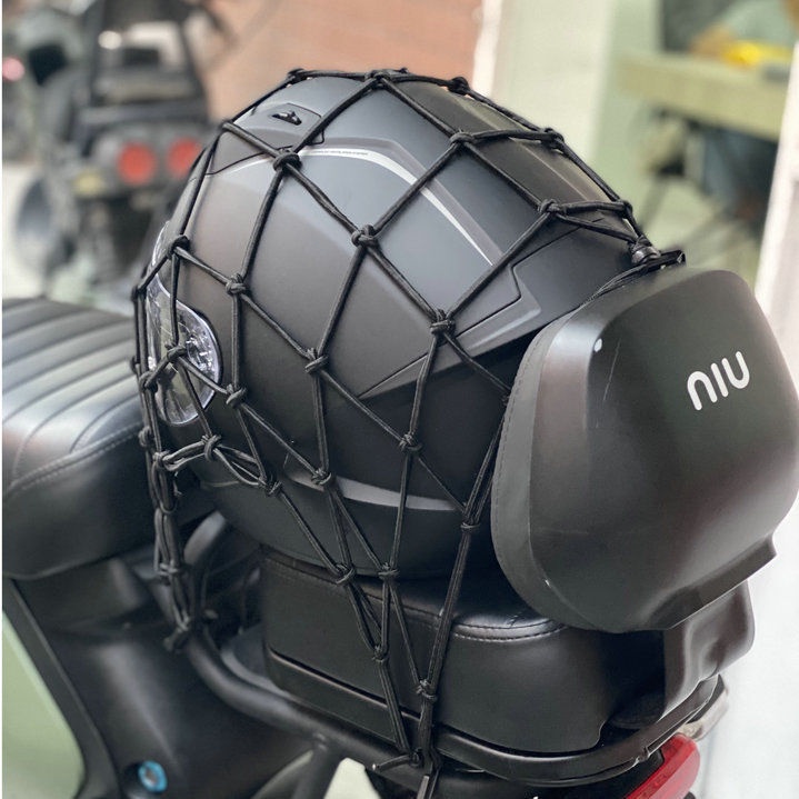 Motorcycle Net Cargo Net Helmet Net Stretchable Cord Jaring Beg ...
