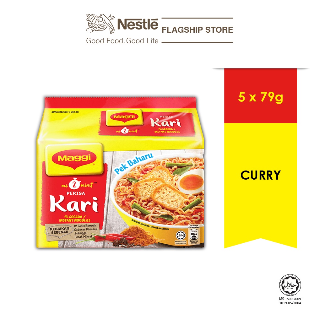 NESTLE MAGGI 2-MINN Curry 5x79g | Shopee Malaysia