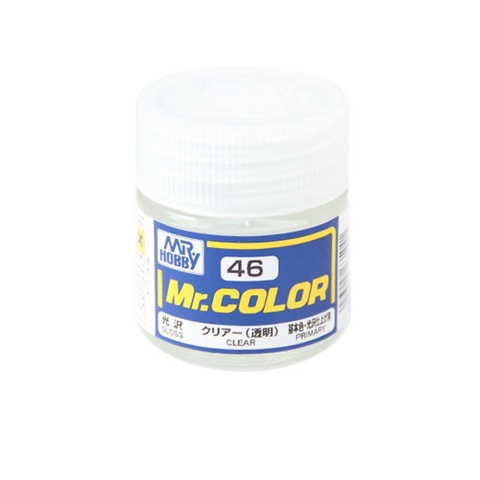 [Mr Hobby] Mr Color lacquer paint (10ml) C46 - Clear | Shopee Malaysia