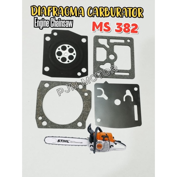 MESIN Ms382 diaphragm carburetor membrane minbran carburetor chain saw ...