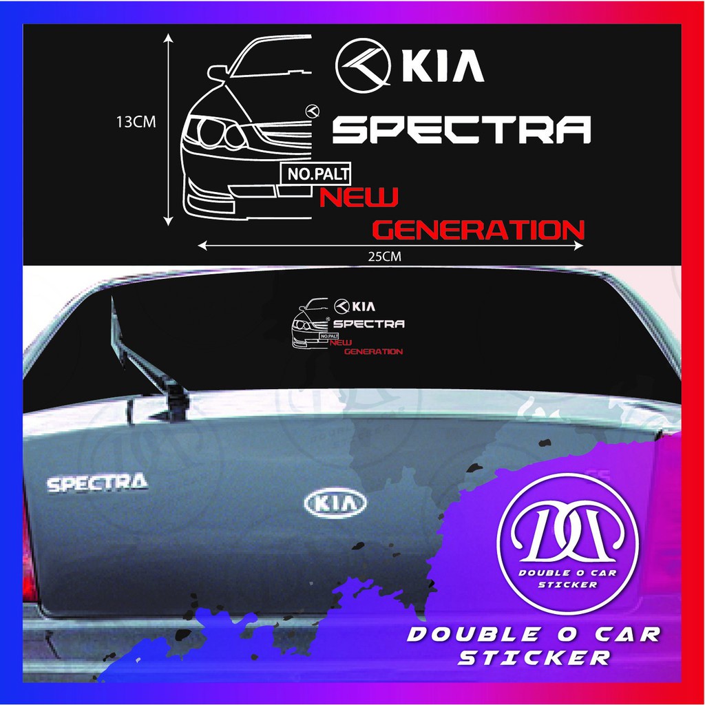 [Ready Stock]KIA SPECTRA NEW GENERATION LINE SHAPE HIGH GRADE Sticker ...