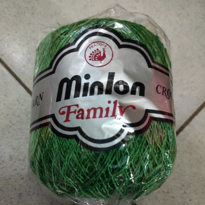 130+-g Minlon Family Crochet Thread Knitting Yarn | Shopee Malaysia