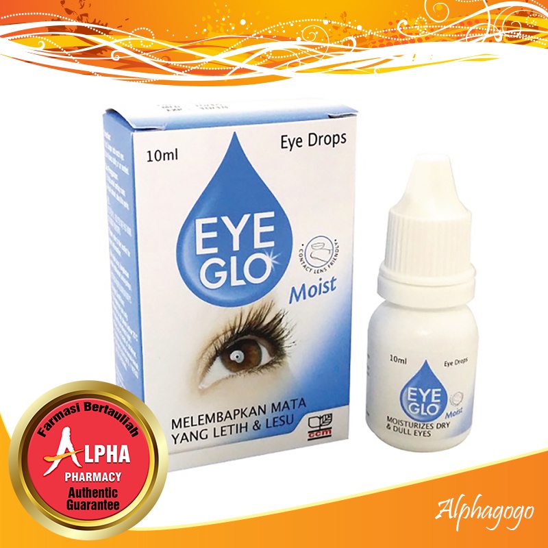 Eye Glo Moist Eye Drops 10ml (Melembapkan Mata yang Letih & Lesu ...