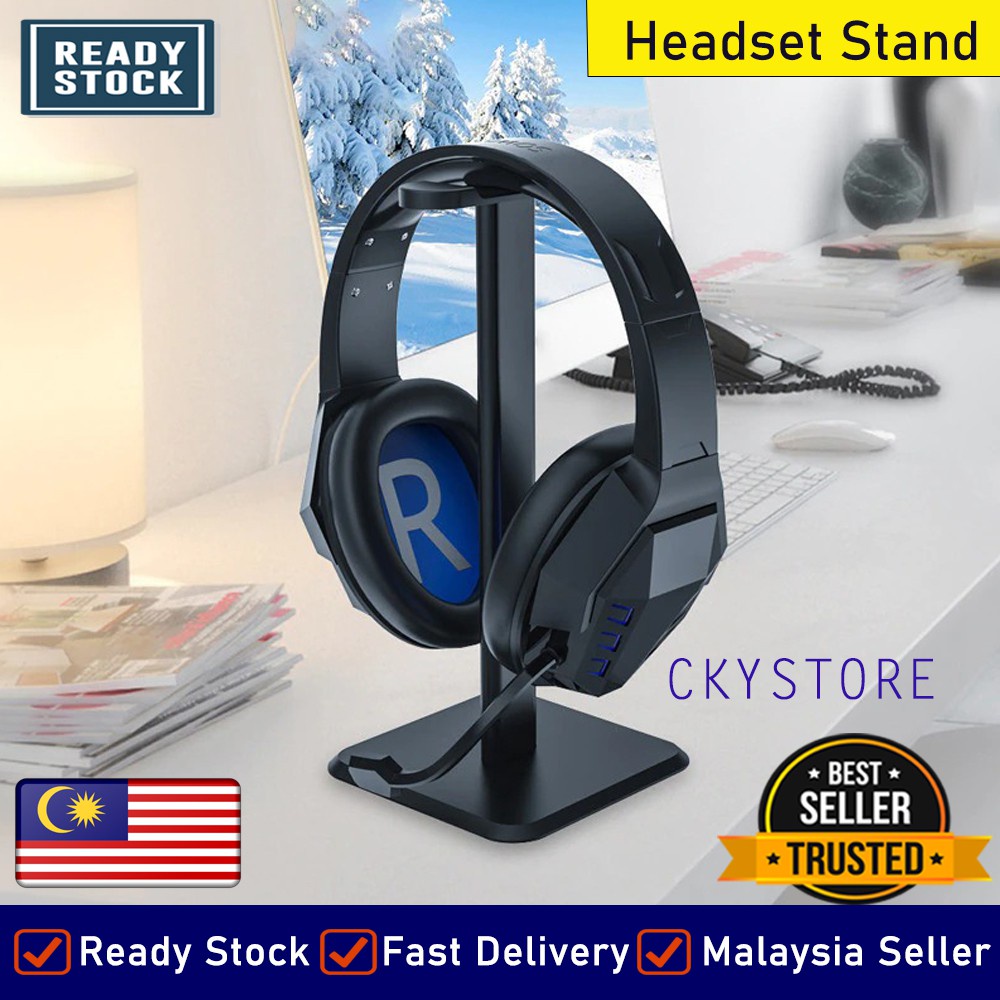 One- piece Shaped Earphone Rack Earphone Bracket Table Headset ...