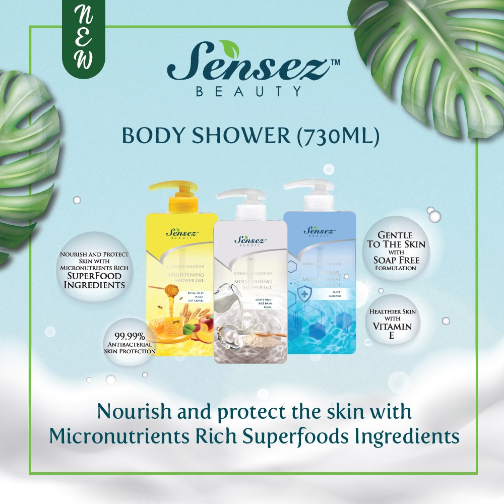SENSEZ Beauty Superfood Solution Shower Gel 730ml (Soap-Free ...