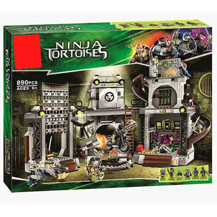 NINJA TURTLE-THE LAIR INVASION BUILDING(10278) | Shopee Malaysia