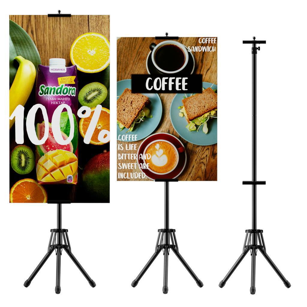 [READY STOCK] Tripod Bunting Banner Stand Double Sided Dua Sisi Poster ...