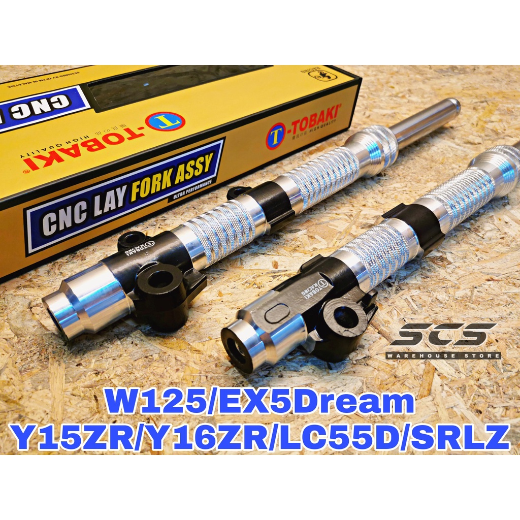 TOBAKI CNC FORK LAY Y15ZR LC135 EX5 SRL115 SRL110Z WAVE125 DREAM Y16ZR ...